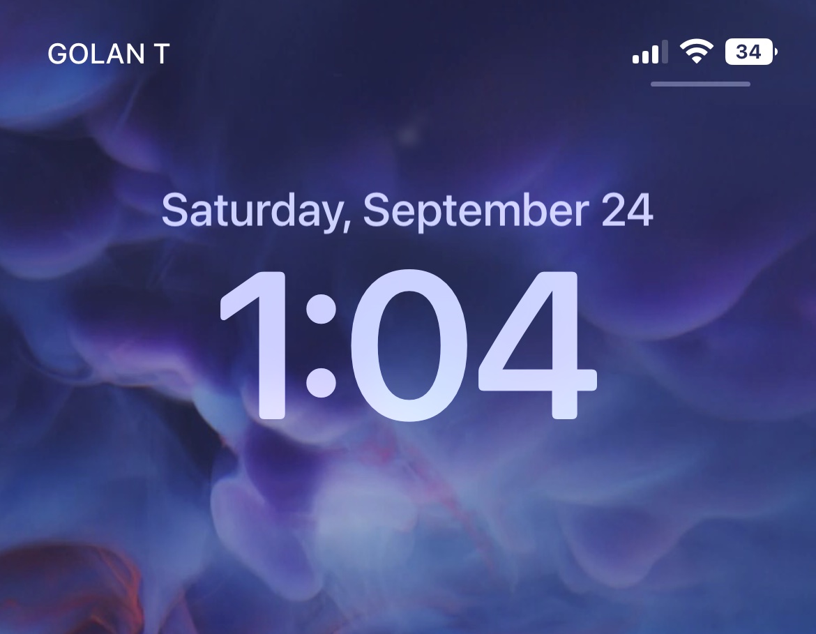 The Problem Of Clock Font Size In Apple IOS 16